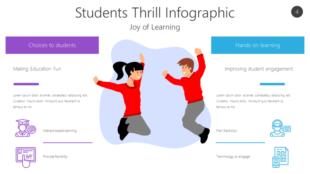 Young Student Infographic – PPT Infographics