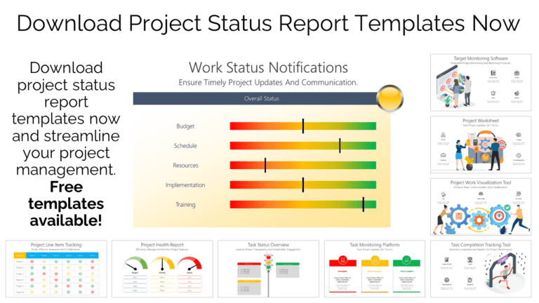 Project Status Reporting Infographics: Visualize Project Progress ...
