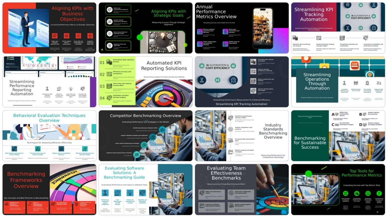 Key Performance Presentation Templates Engaging & Modern PowerPoint Designs