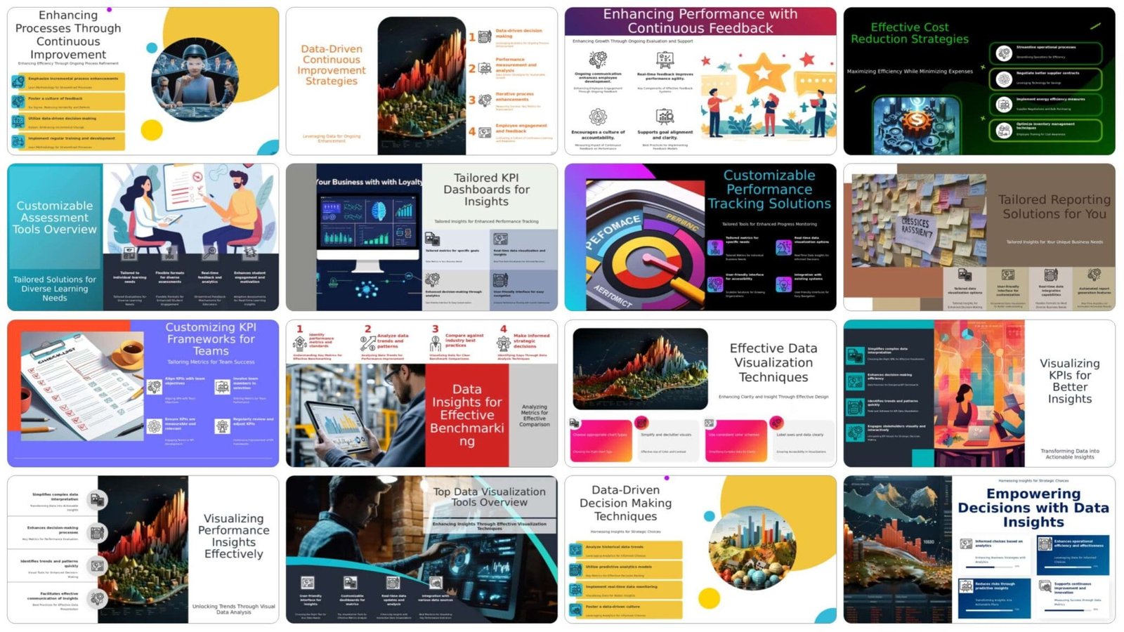 Key Performance Presentation Templates Engaging & Modern PowerPoint Designs