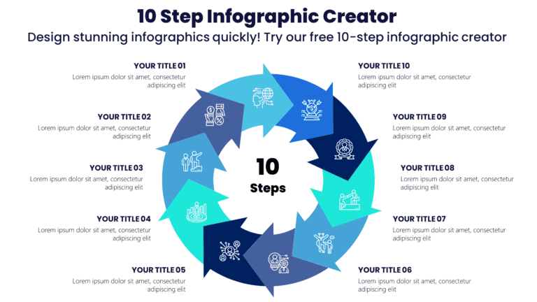 Best 10 Step Infographic Creator - Professional PowerPoint Infographic ...