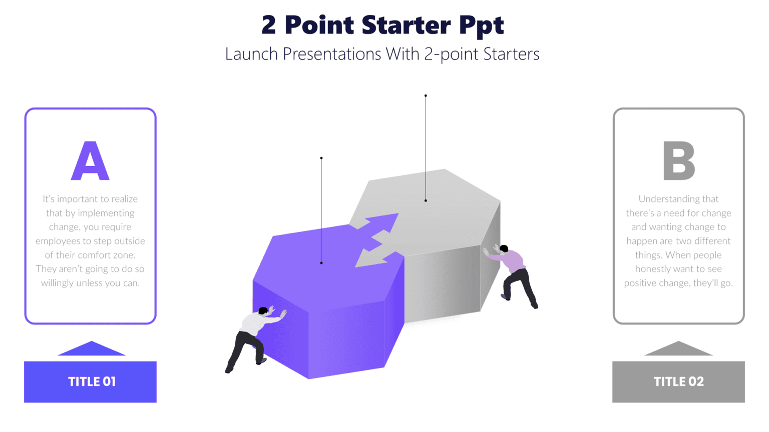 Best 2 Point Starter Ppt - Professional PowerPoint Infographic Template