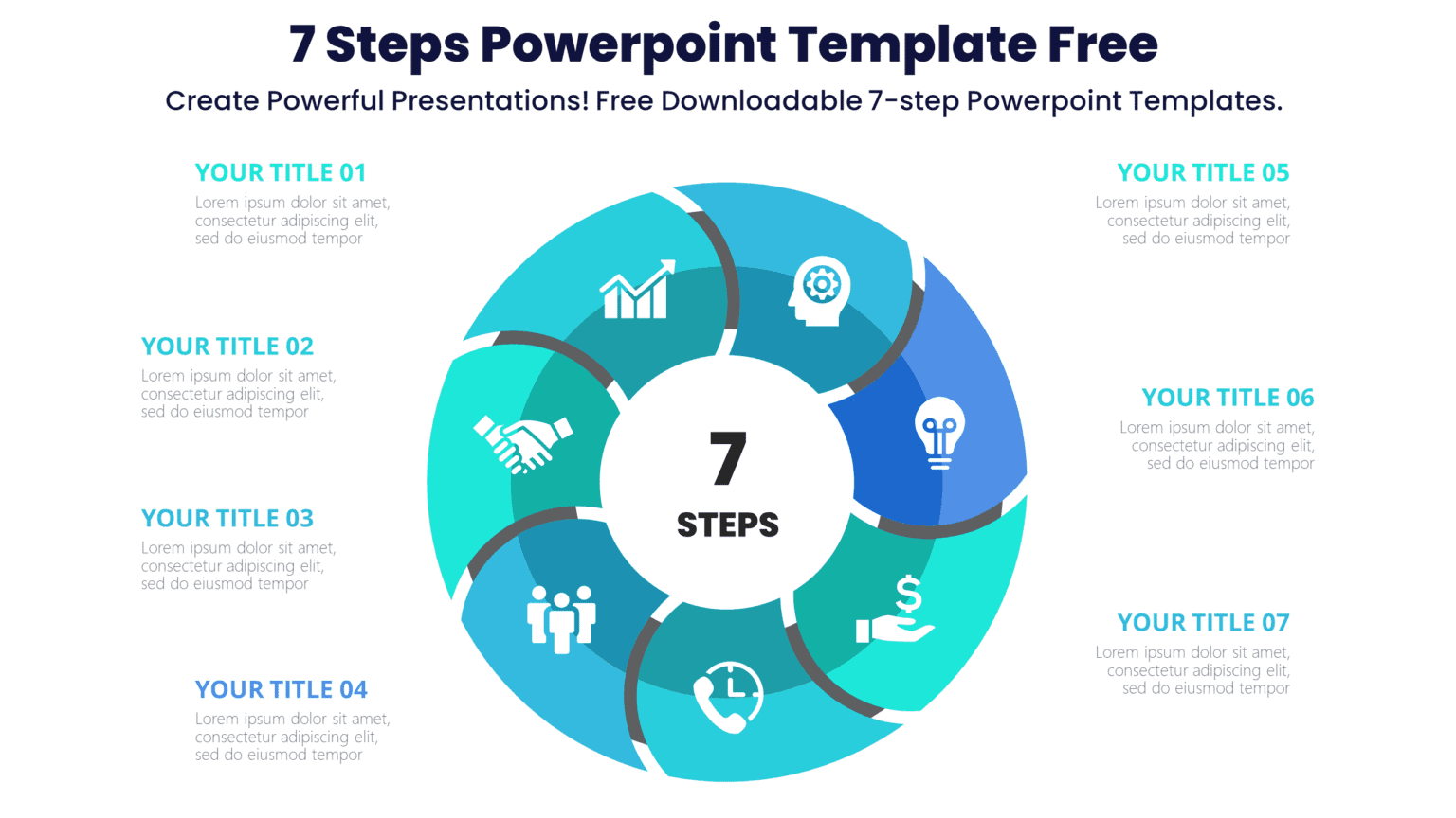 Ultimate 7 Steps Powerpoint Template Free - Professional PowerPoint ...