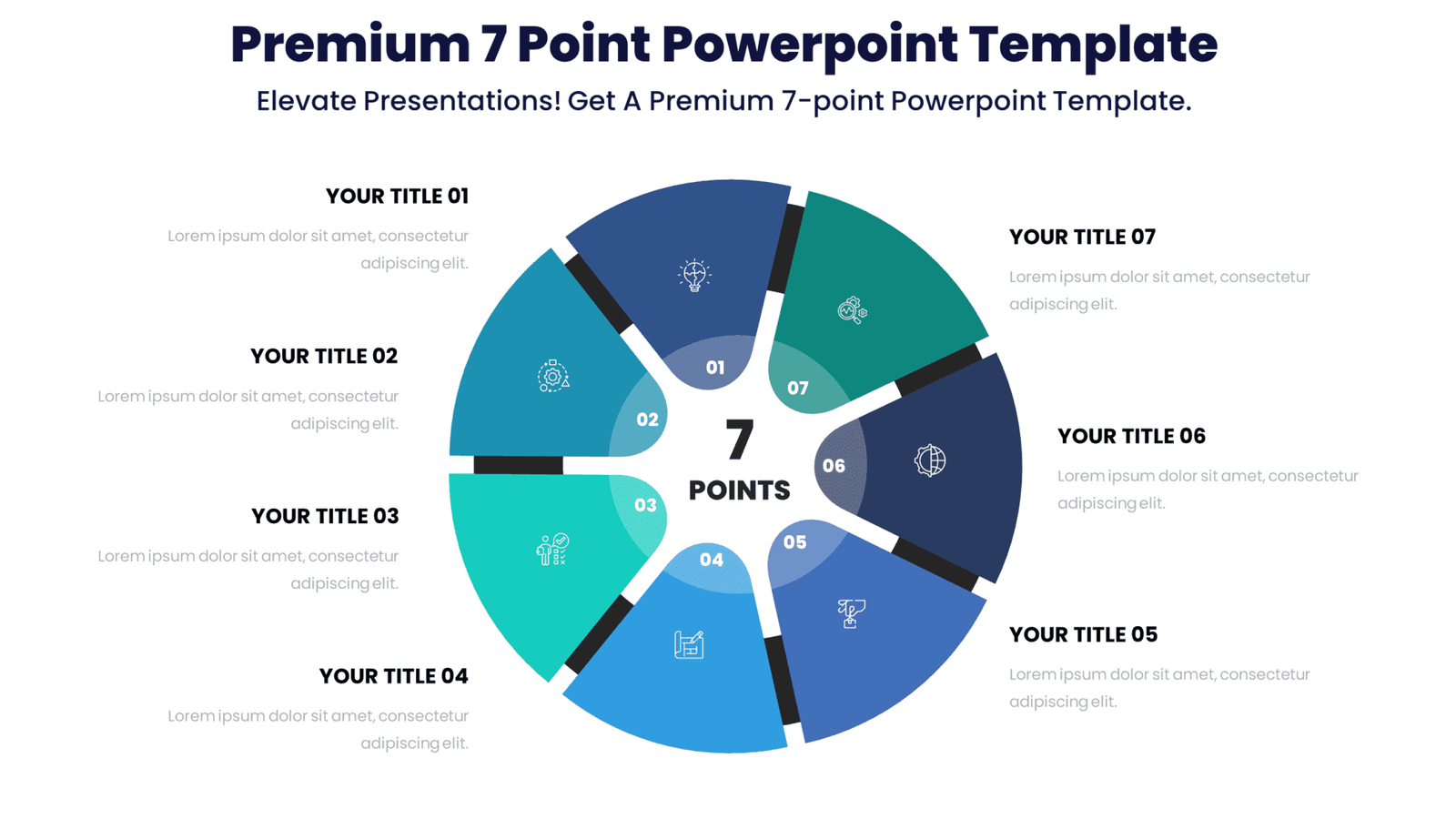 Best Premium 7 Point Powerpoint Template - Professional PowerPoint ...