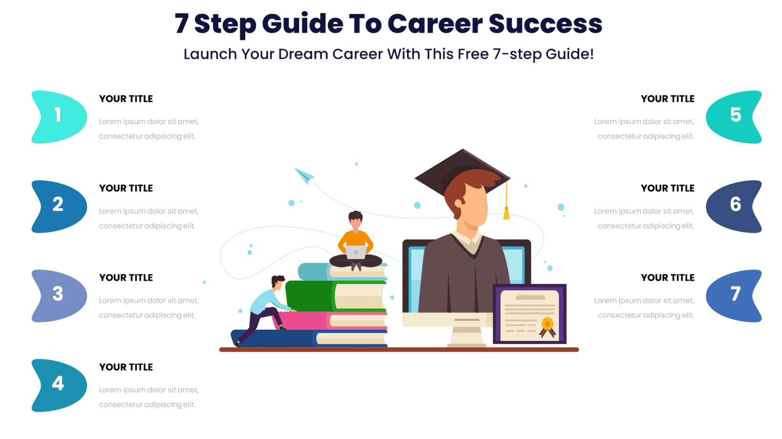 7 Point Infographics PowerPoint Templates - Free Download