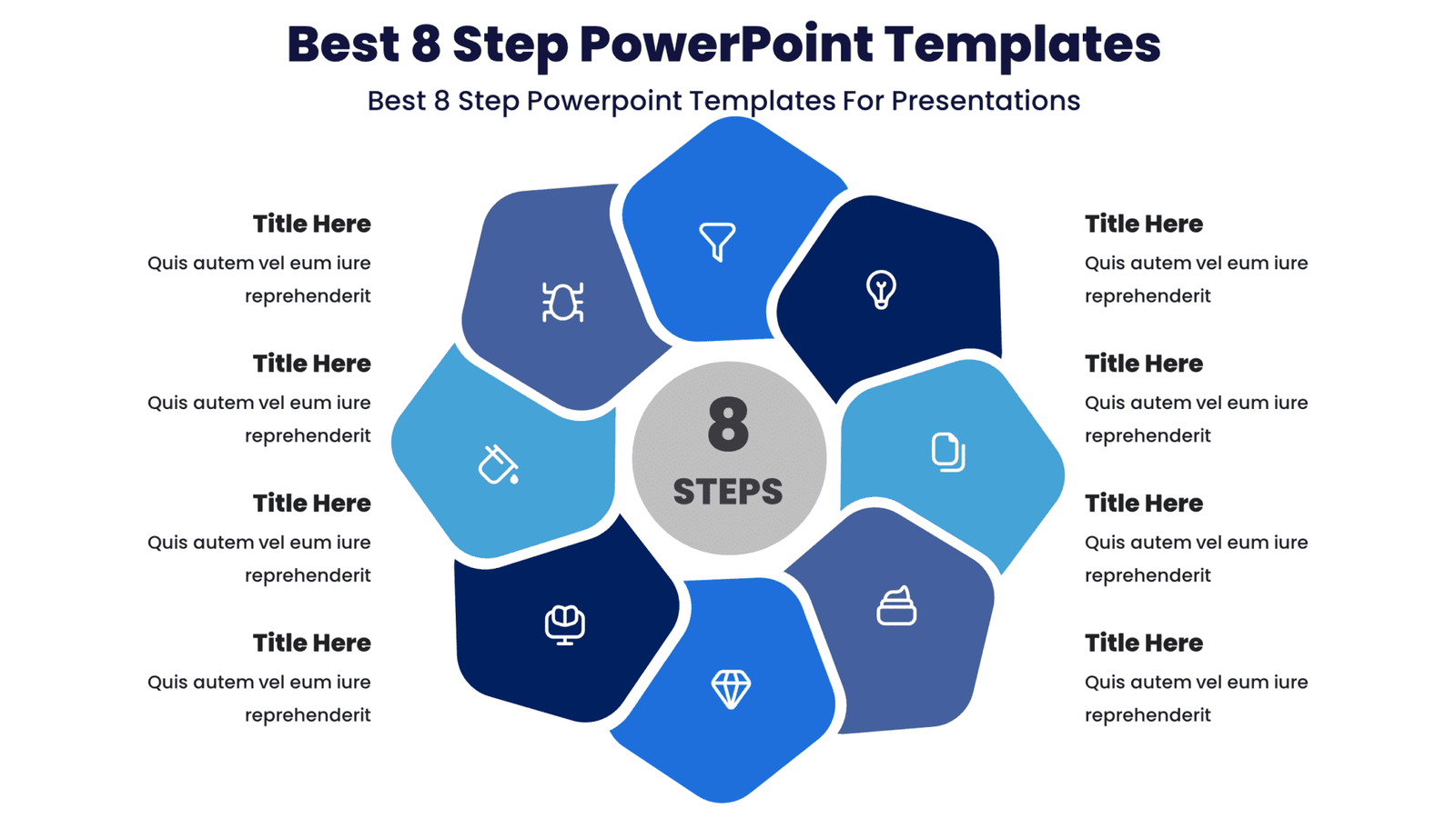 Exclusive Best 8 Step PowerPoint Templates - Professional PowerPoint