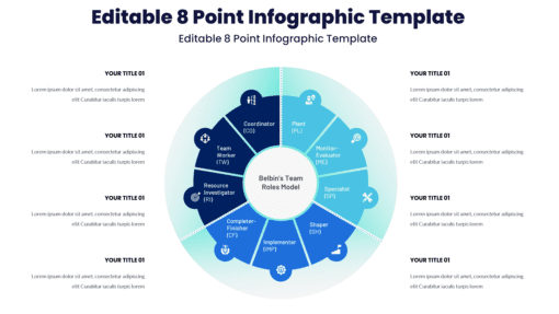 Best Editable 8 Point Infographic Template - Professional PowerPoint