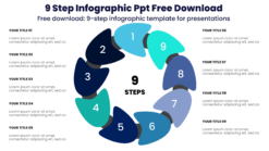 Best 9 Step Infographic Ppt Free Download - Professional PowerPoint ...