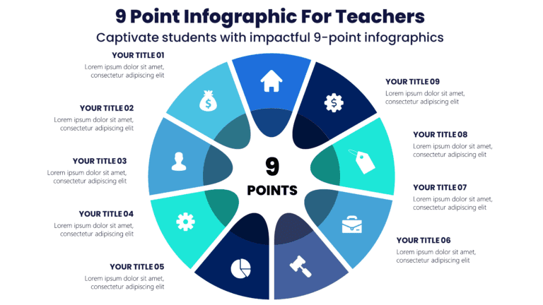 Premium 9 Point Infographic For Teachers - Professional PowerPoint ...