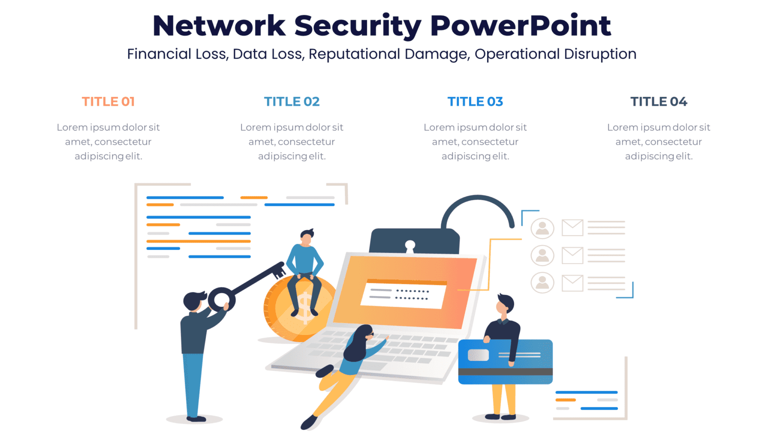 Network Security PowerPoint Exclusive Stunning Template | Top-Notch ...