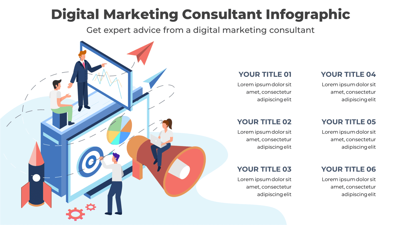 Marketing Infographic Icons Digital Marketing Infographic Design