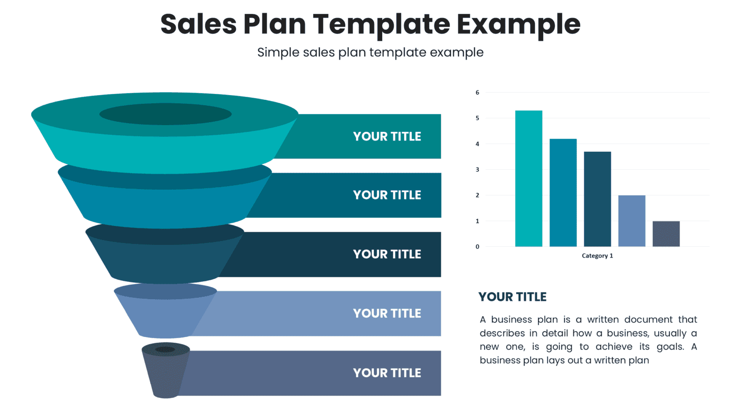 Cutting-Edge Sales Plan Template Example For Optimal Business